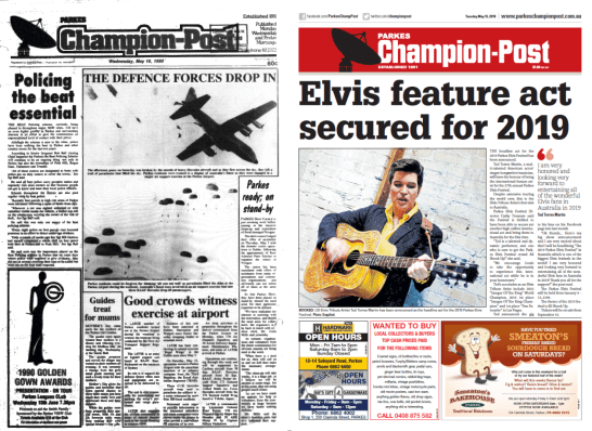 A Look Back At…. May 1990! | History Parkes